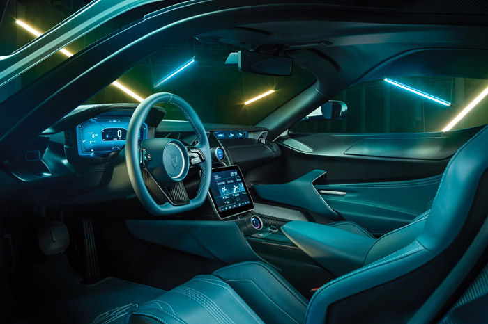 Electric Hypercars - Rimac C_Two interiors - Gafencu